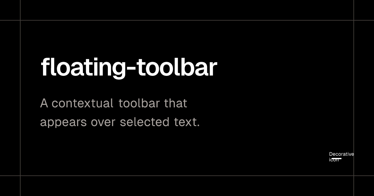 floating-toolbar - Plate