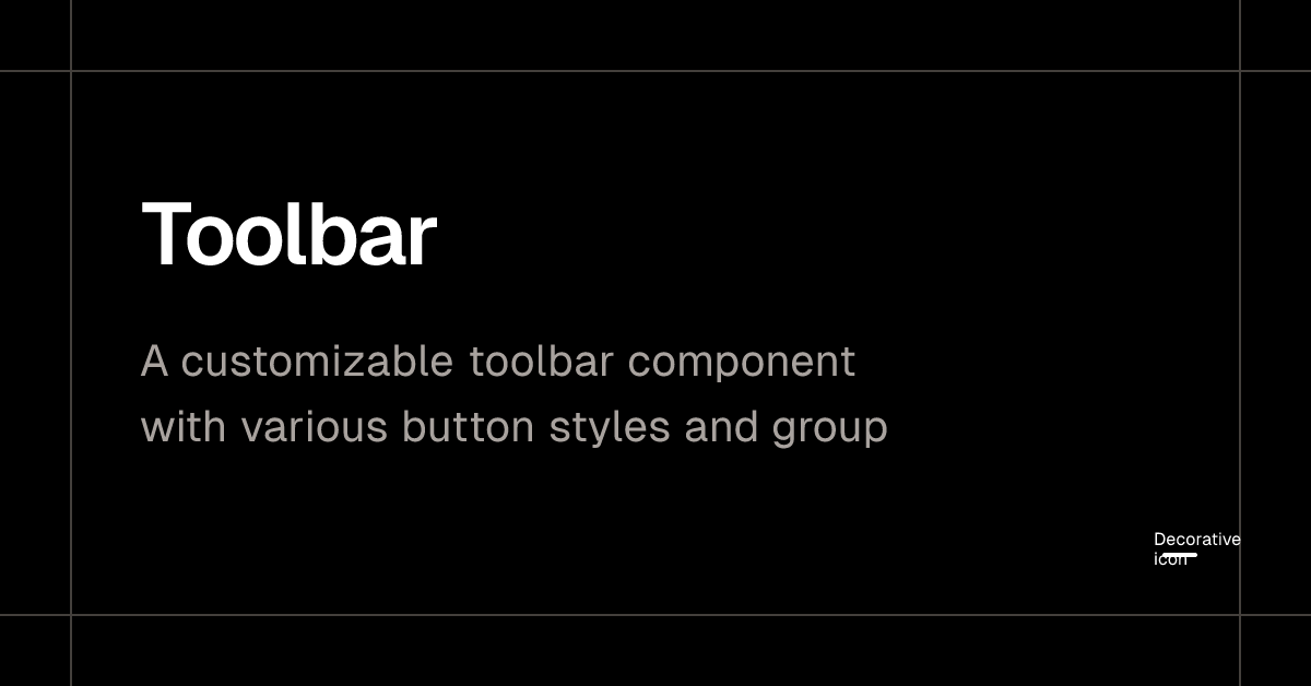 Toolbar - Plate