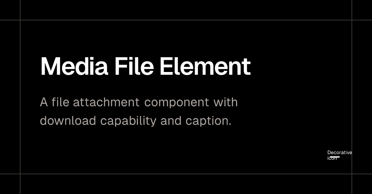 Media File Element - Plate