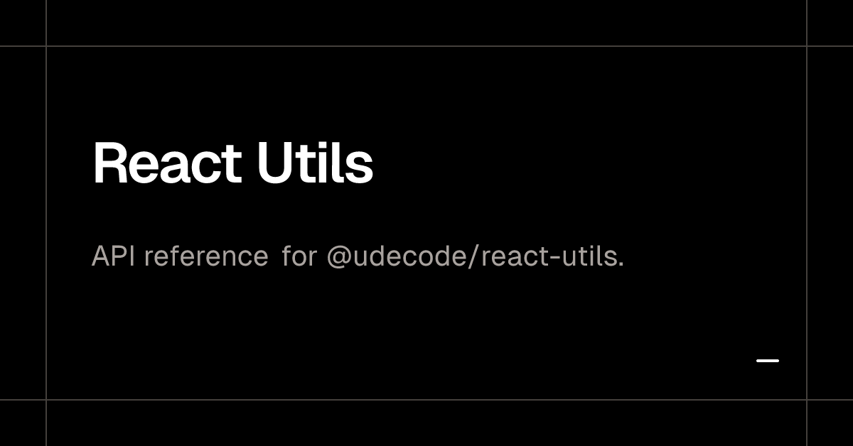 React Utils - Plate