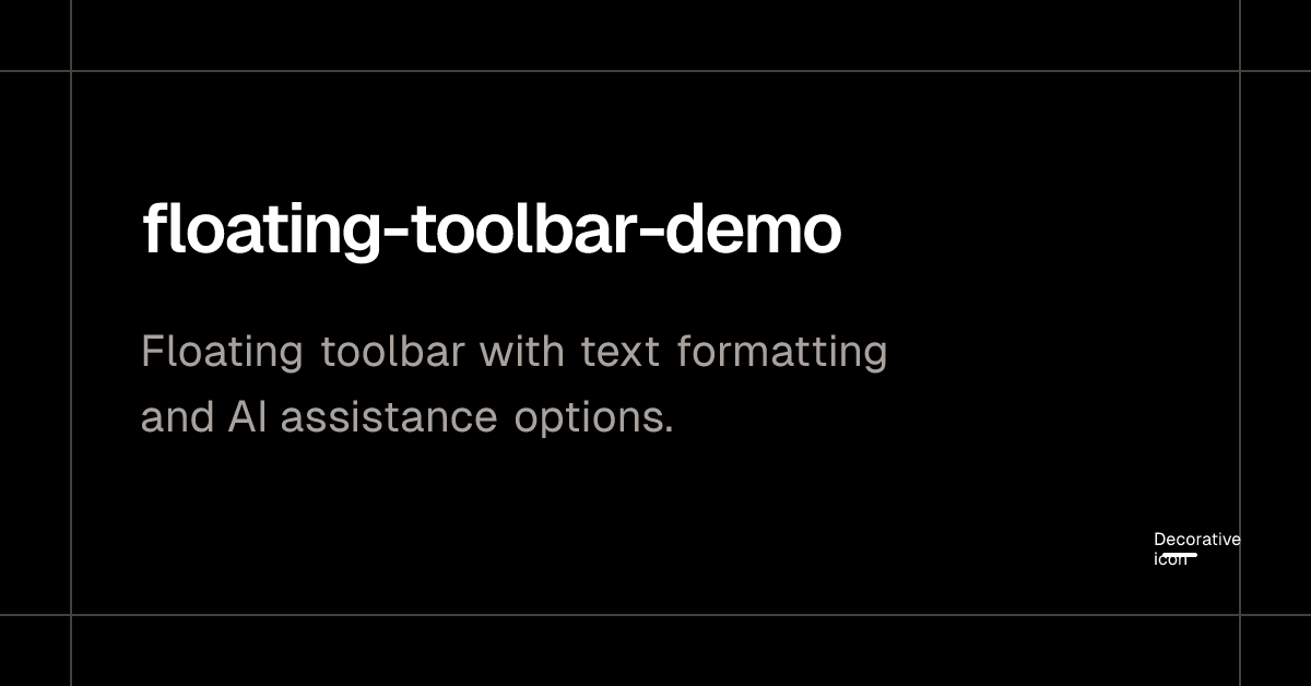 floating-toolbar-demo - Plate