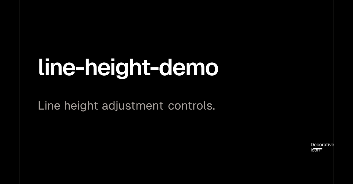 line-height-demo - Plate