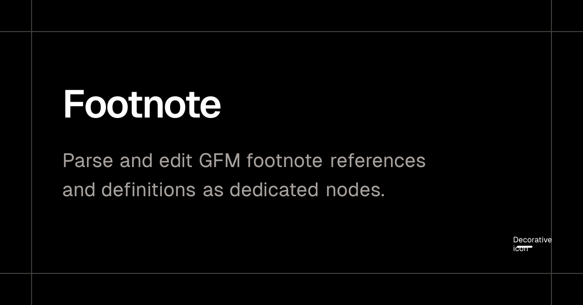 Footnote - Plate