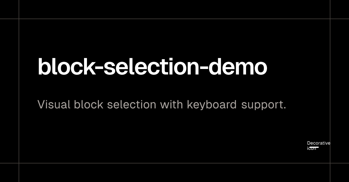 block-selection-demo - Plate