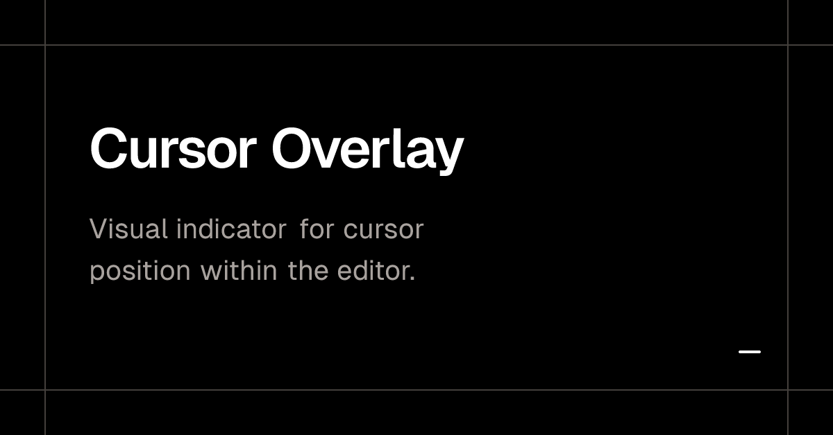 Cursor Overlay - Plate