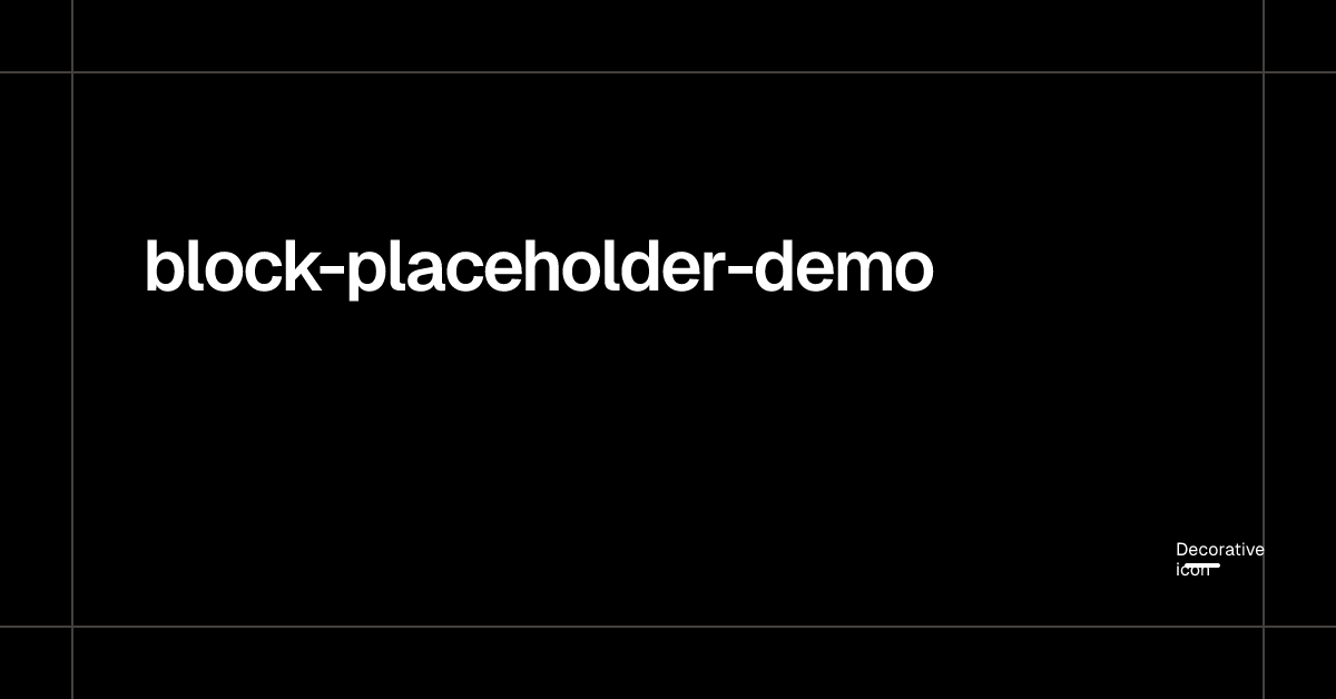 block-placeholder-demo - Plate