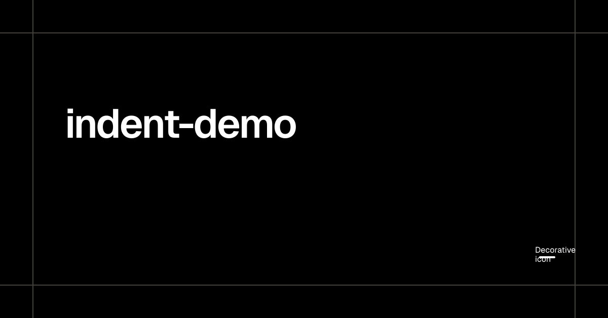 indent-demo - Plate